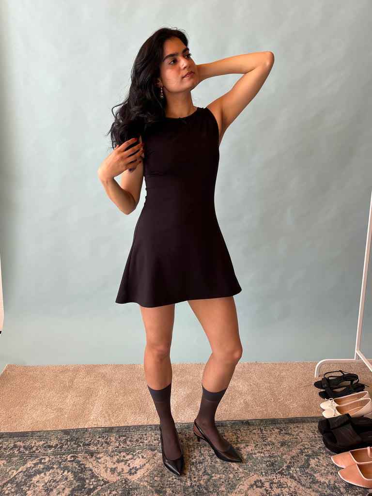 Meredith Mini Dress - Black – Evie Joynes